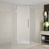 Aston Neoscape 42" x 72" Neo-angle Hinged Shower enclosure & Reviews | Wayfair